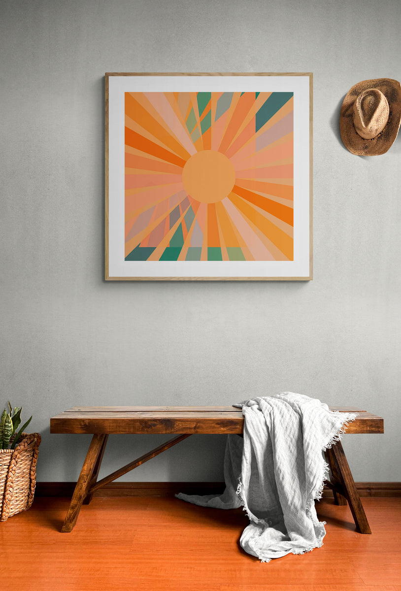 Summer Sun - Modern Art Print – Alicia Bock Print Shop
